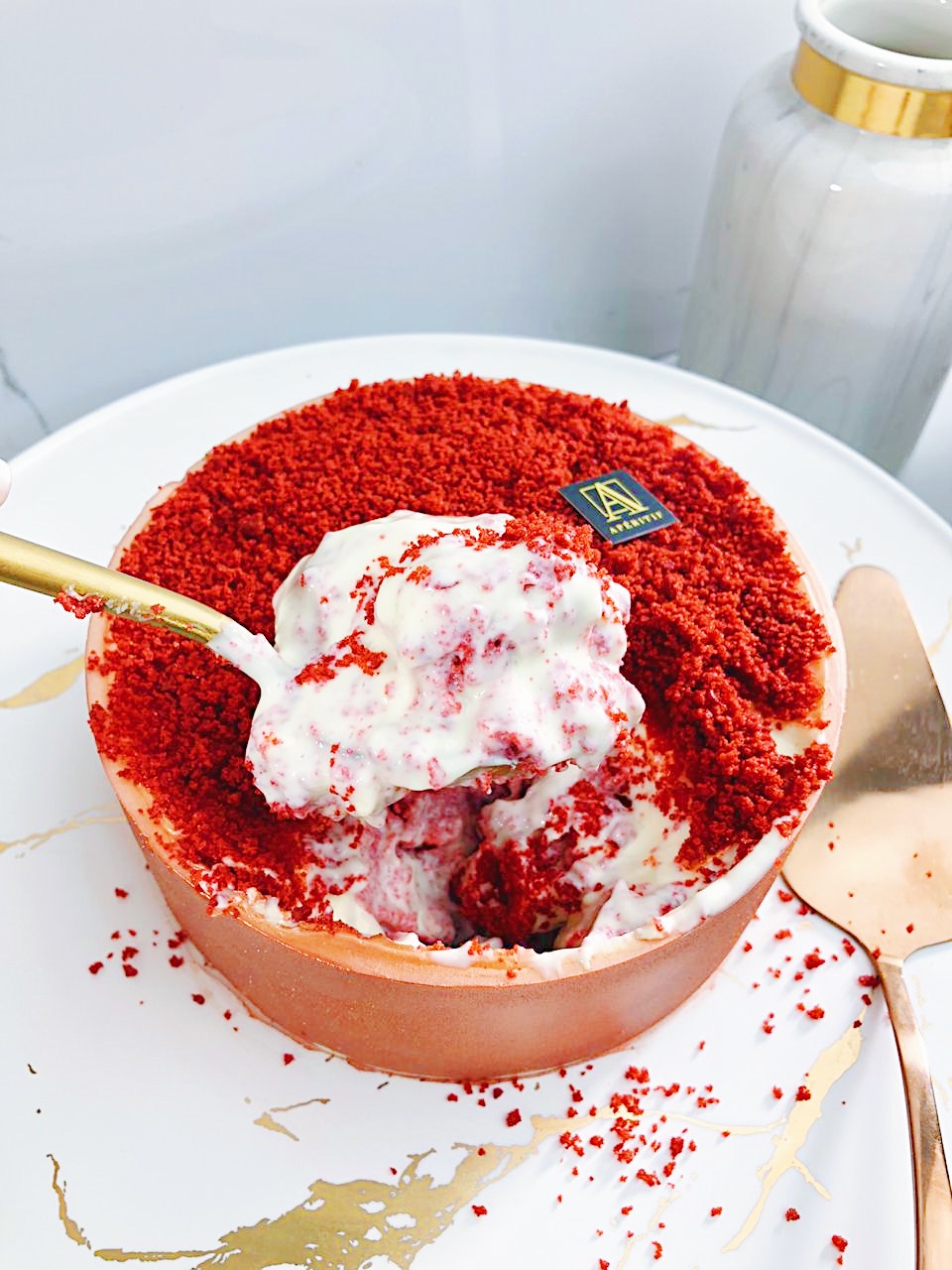 Red Velvet Triple Fudge Cake – Aperitif